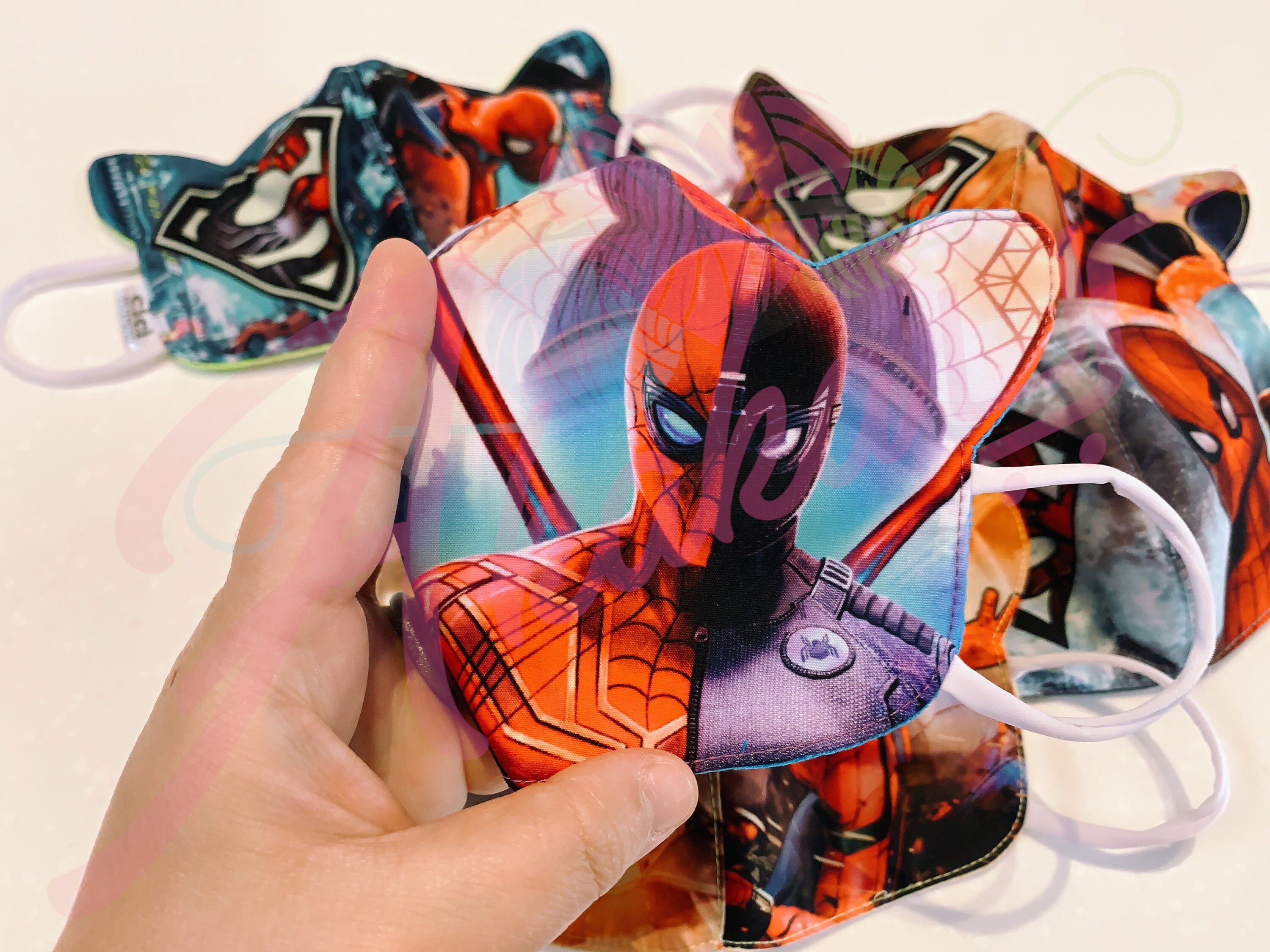 Spider Man Kid Face Mask Washable Children Kids Face Mask | Etsy