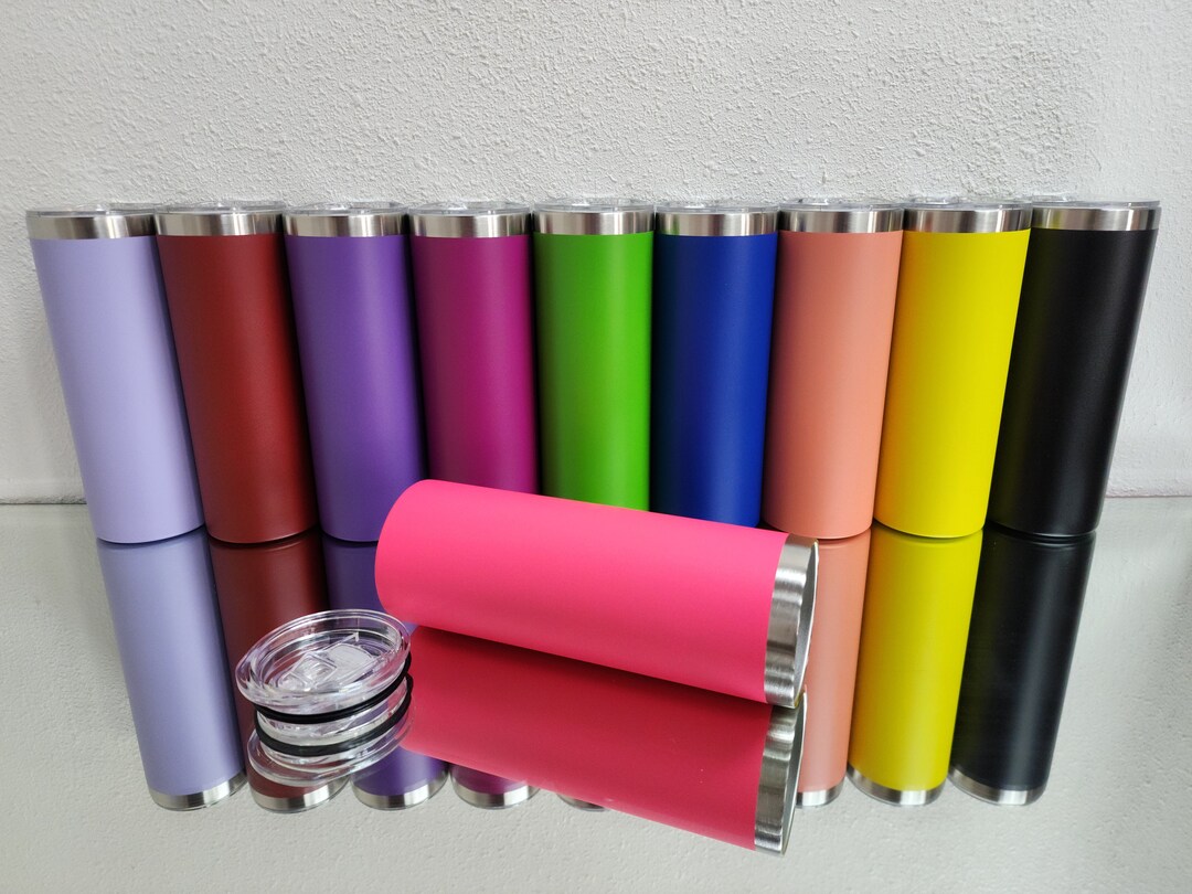 20oz Skinny Straight Stainless Tumbler - Stainless Steel Tumblers ...