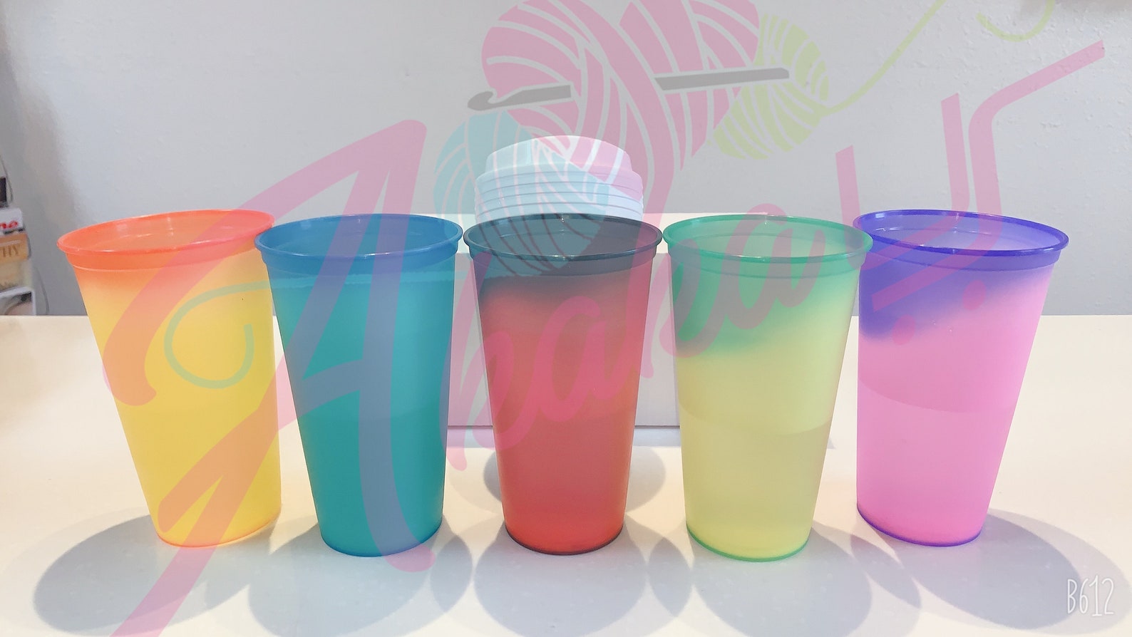 16oz Hot Cup | Temperature Changing Color | Blank Cups | 24oz Reusable ...