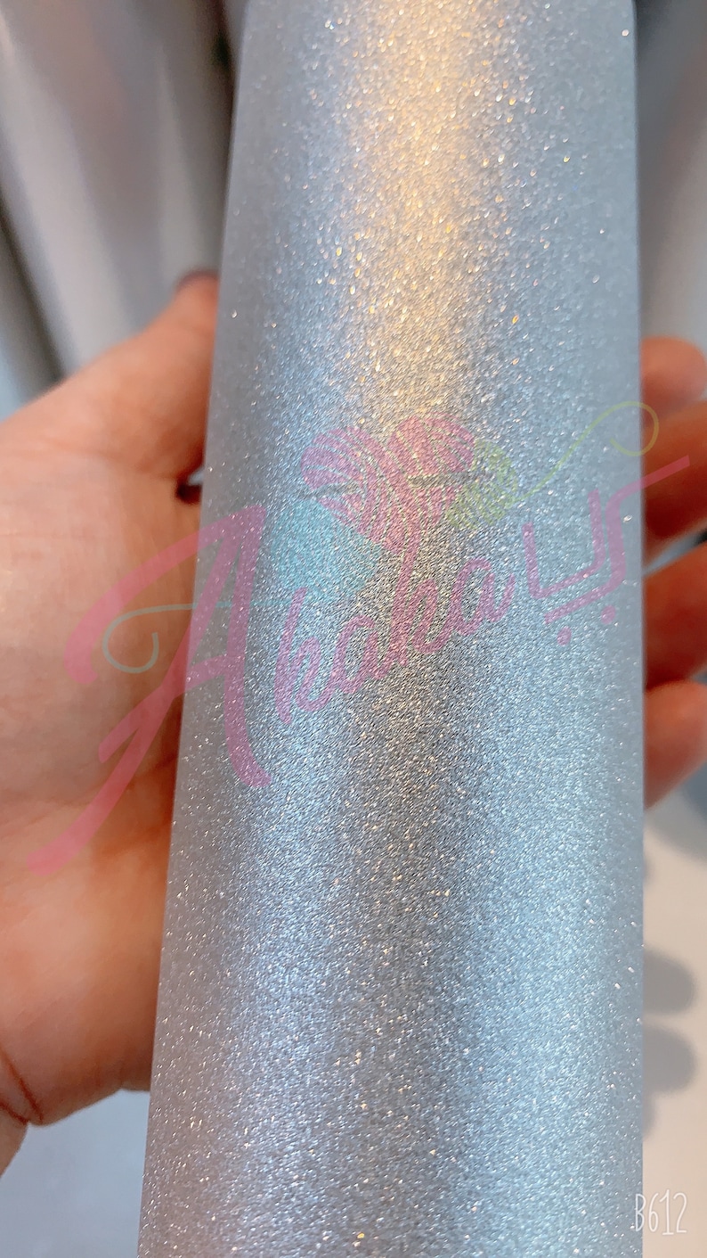 Silver Glitter Vinyl for Any Cutters Glitter Vinyl - Etsy