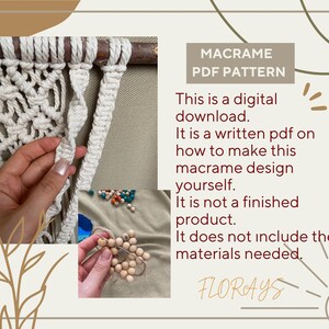 Macrame Pattern,feather Macrame Pattern Beginner, Leaf Tutorial, Macrame Leaves, Beginner ...
