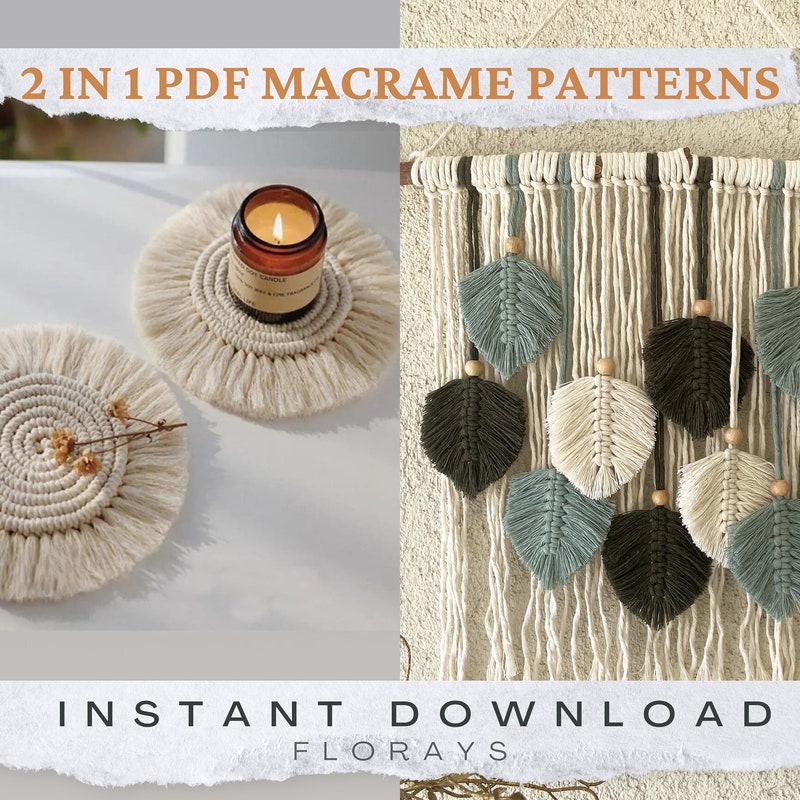 Beginner Macrame Wall Hanging Pattern - Etsy