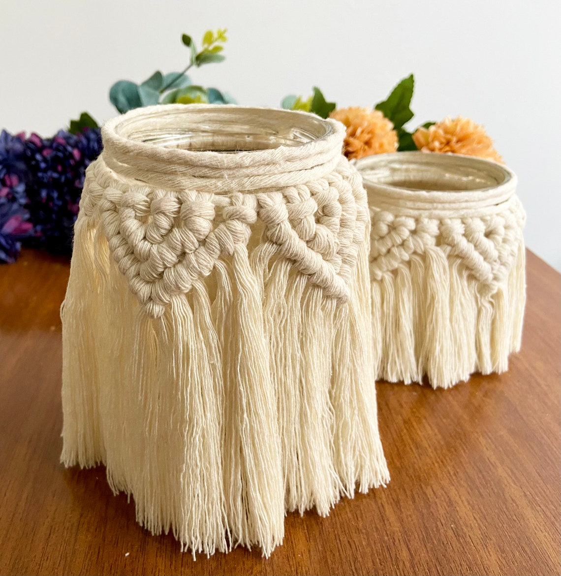 Macrame Jar Cover PDF Pattern, Macrame Tutorial, Macrame Hanging ...