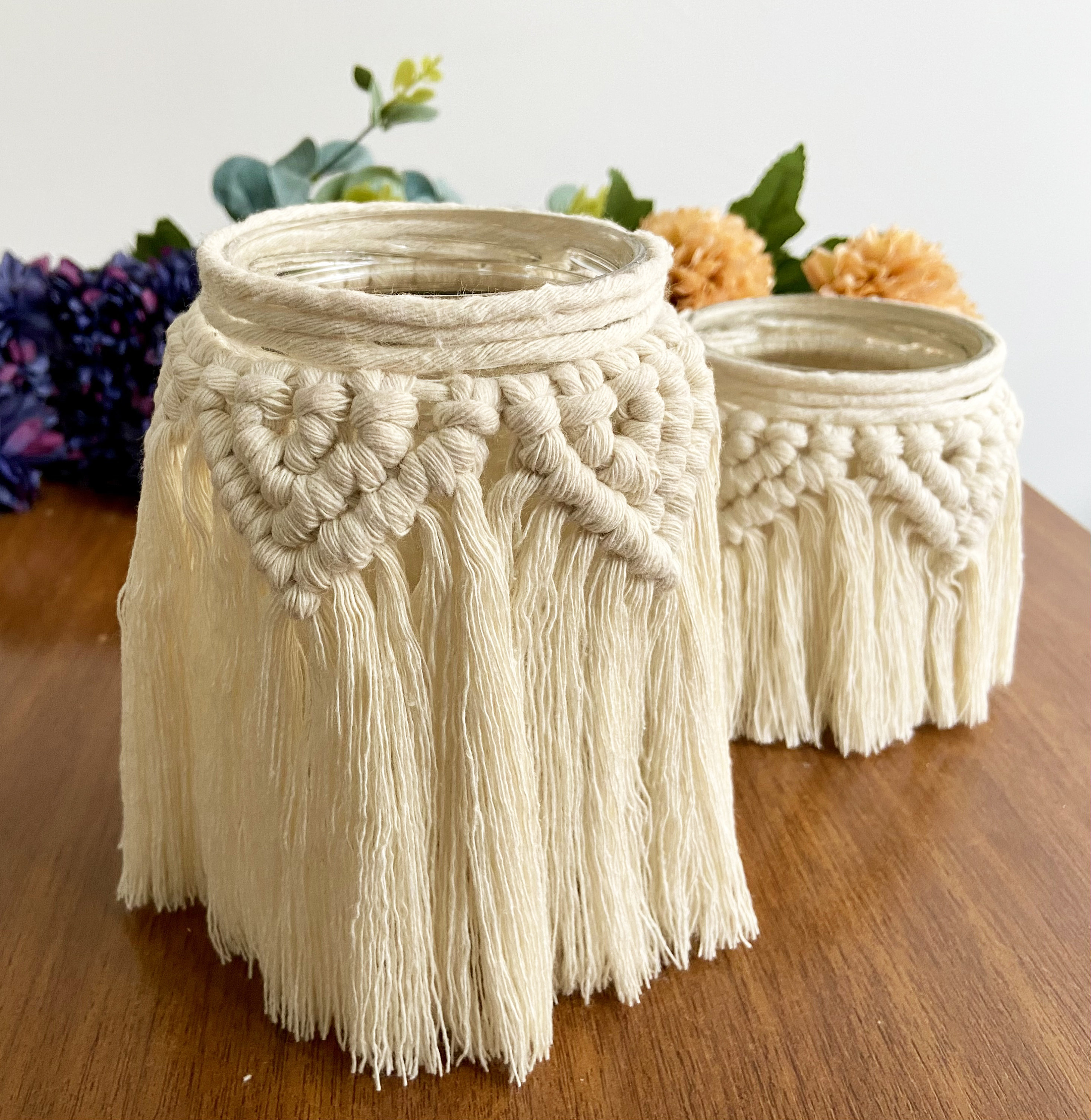 Macrame Jar Cover PDF Pattern, Macrame Tutorial, Macrame Hanging ...