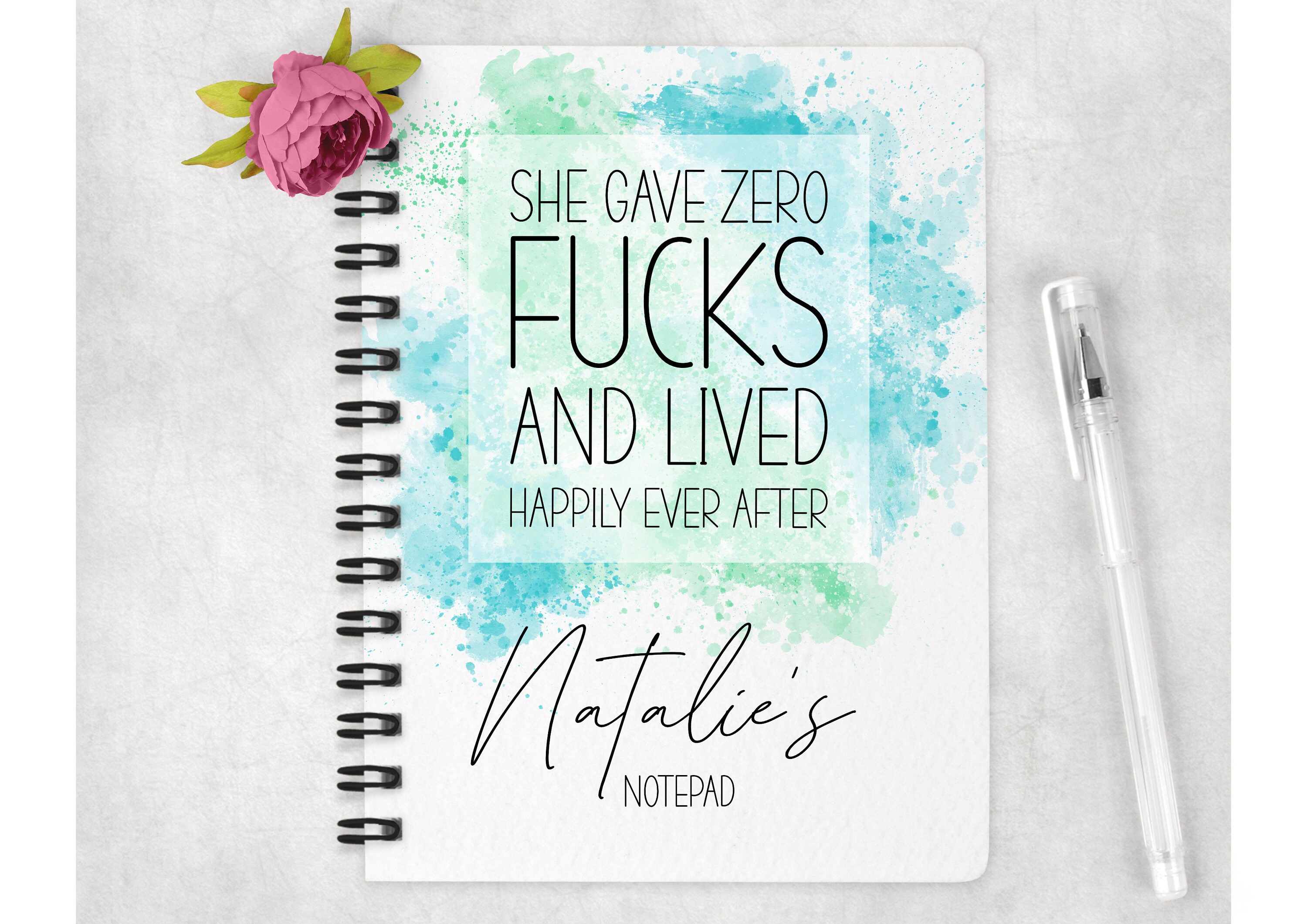 PERSONALISED SWEARY NOTEBOOK A5 Profanity Notebook - Etsy UK