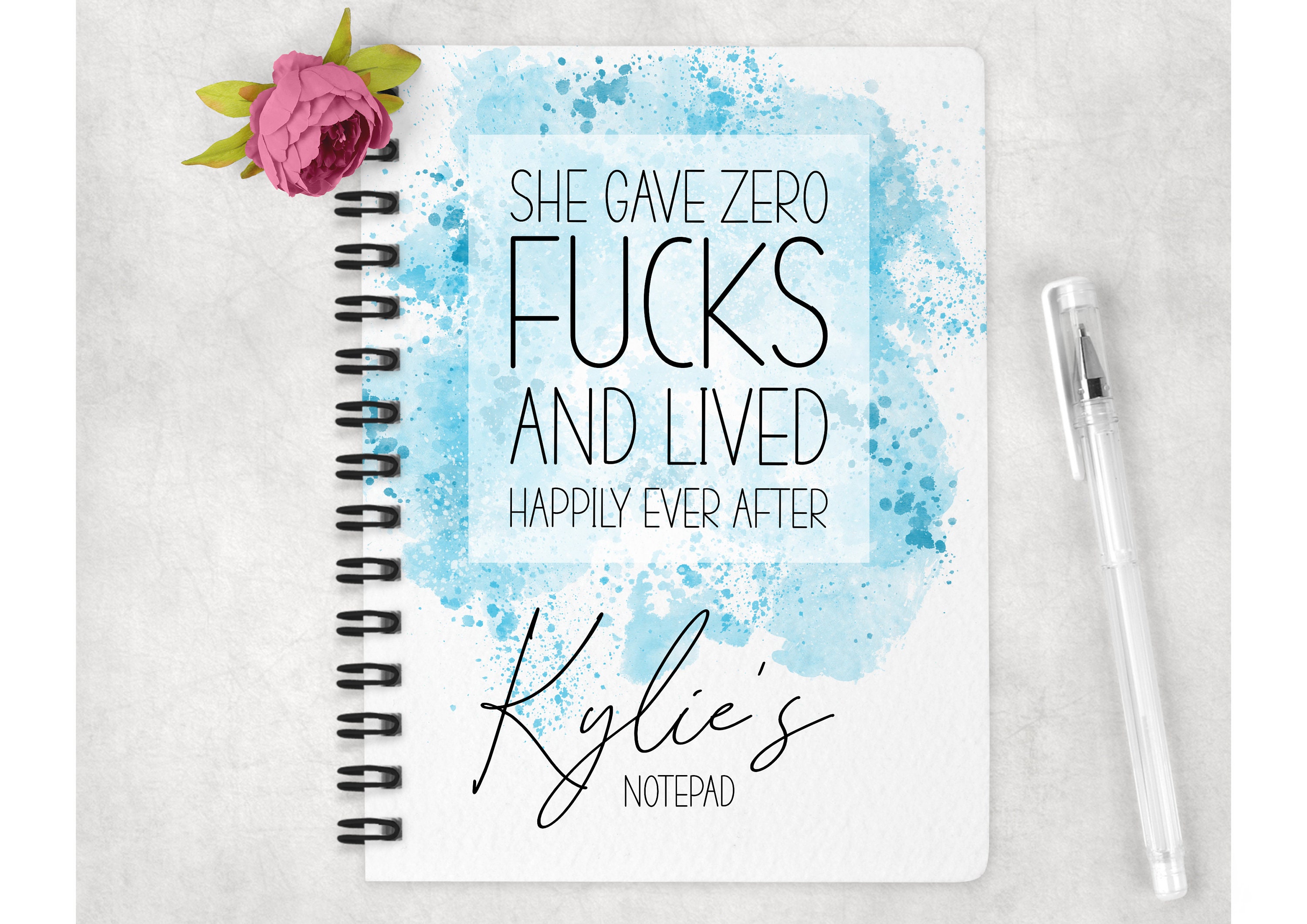 PERSONALISED SWEARY NOTEBOOK A5 Profanity Notebook - Etsy UK