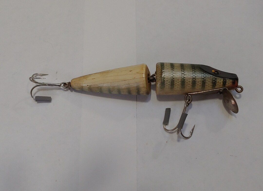 HICO WOODEN Jointed Minnow From 1960s Made by Paw Paw; No Longer Made ...