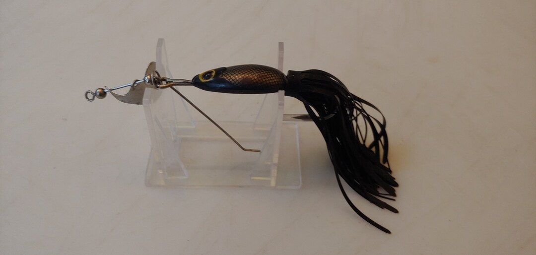 Original Brooks No 7 Skirted Spinner Bait Deep Running Older Than Vintage No Longer Made Etsy
