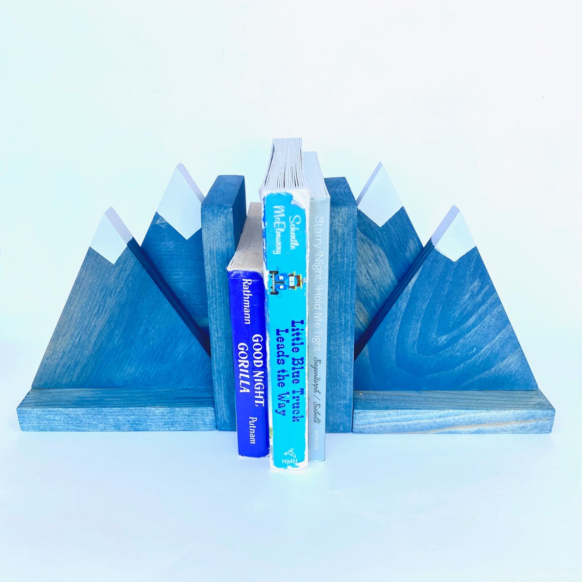 Mountain Bookends Shelf Decor Nursery Decor Kids Room - Etsy