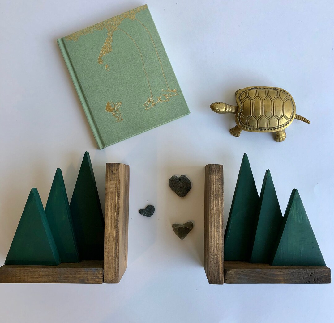Tree Bookends, Forest Bookends, Shelf Decor, Nursery Decor, Kids Room ...