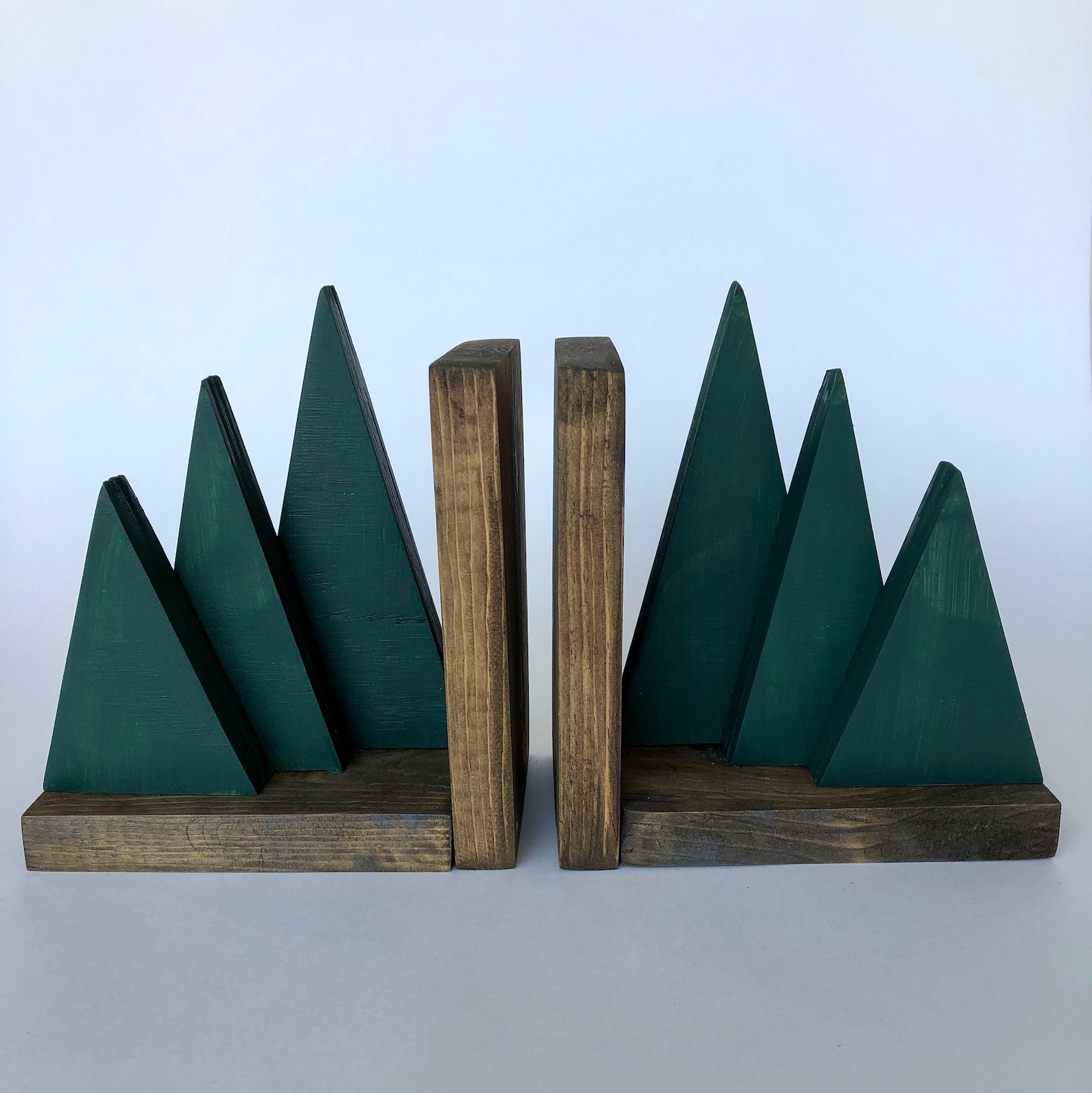 Tree Bookends Forest Bookends Shelf Decor Nursery Decor - Etsy