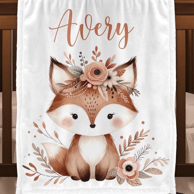 Fox Blanket - Etsy
