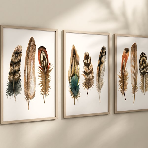 Feather Art Print - Etsy
