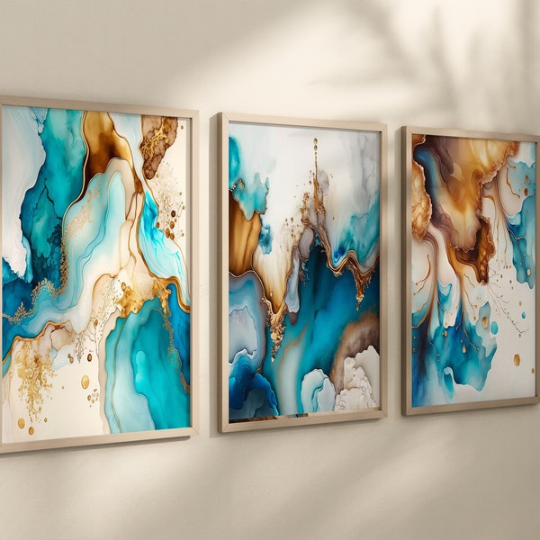 Turquoise Artwork - Etsy