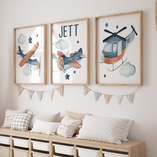 Airplane Monogram - Etsy