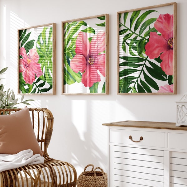 Tropical Flower Art - Etsy