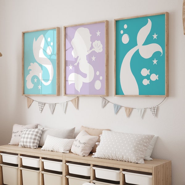 Mermaid Wall Decor - Etsy