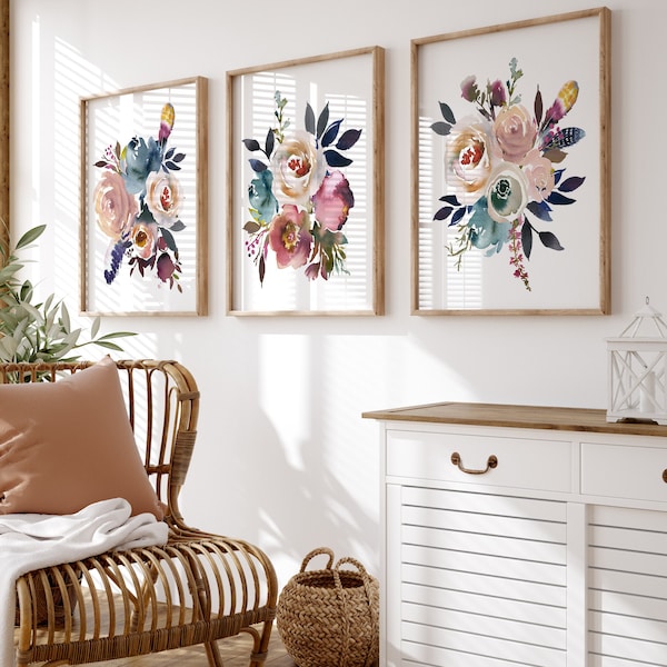 Flower Wall Art - Etsy