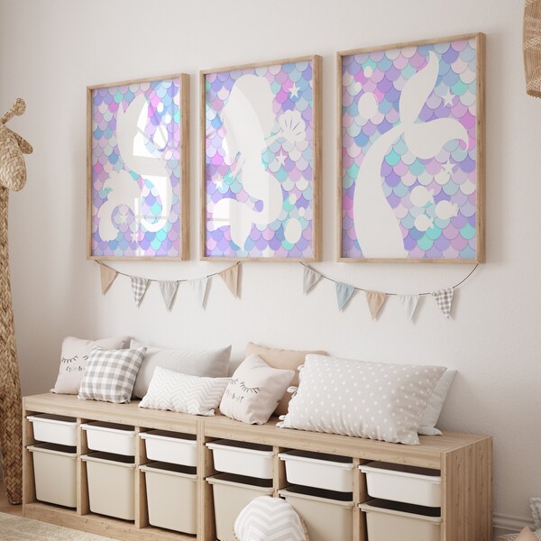 Mermaid Wall Decor - Etsy