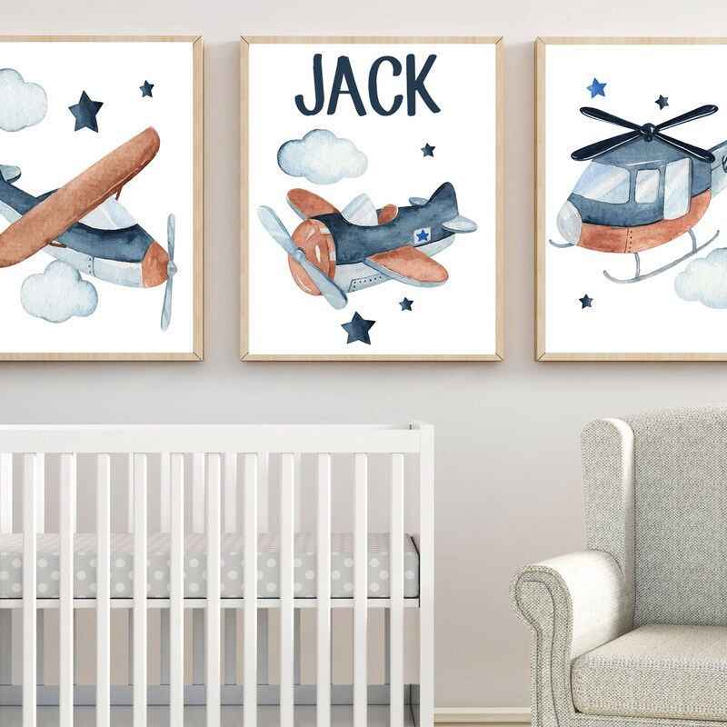 Airplane Nursery - Etsy
