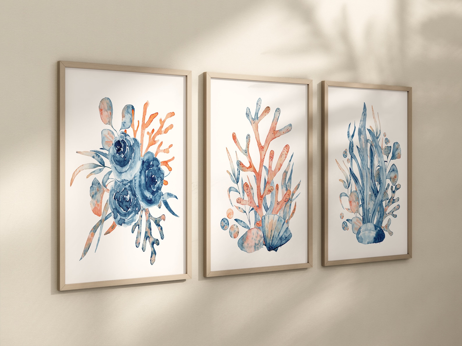 Coral Reef Wall Art Ocean Nautical Prints Canvas or Framed - Etsy