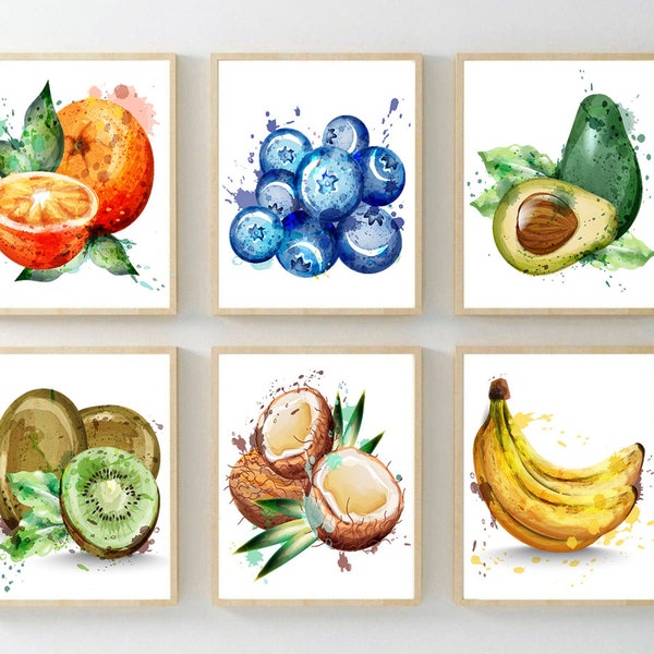 Fruit Wall Art - Etsy