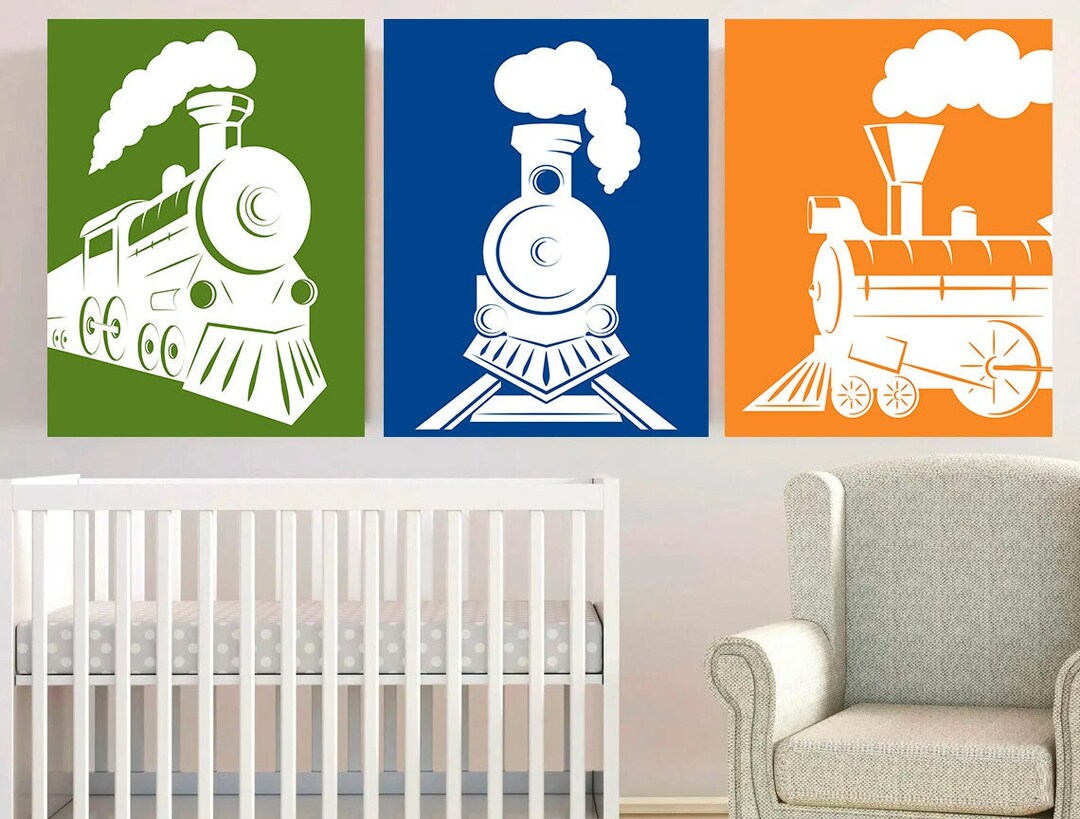 Train Wall Art Steam Trains Prints Train Transportation Train Boy ...