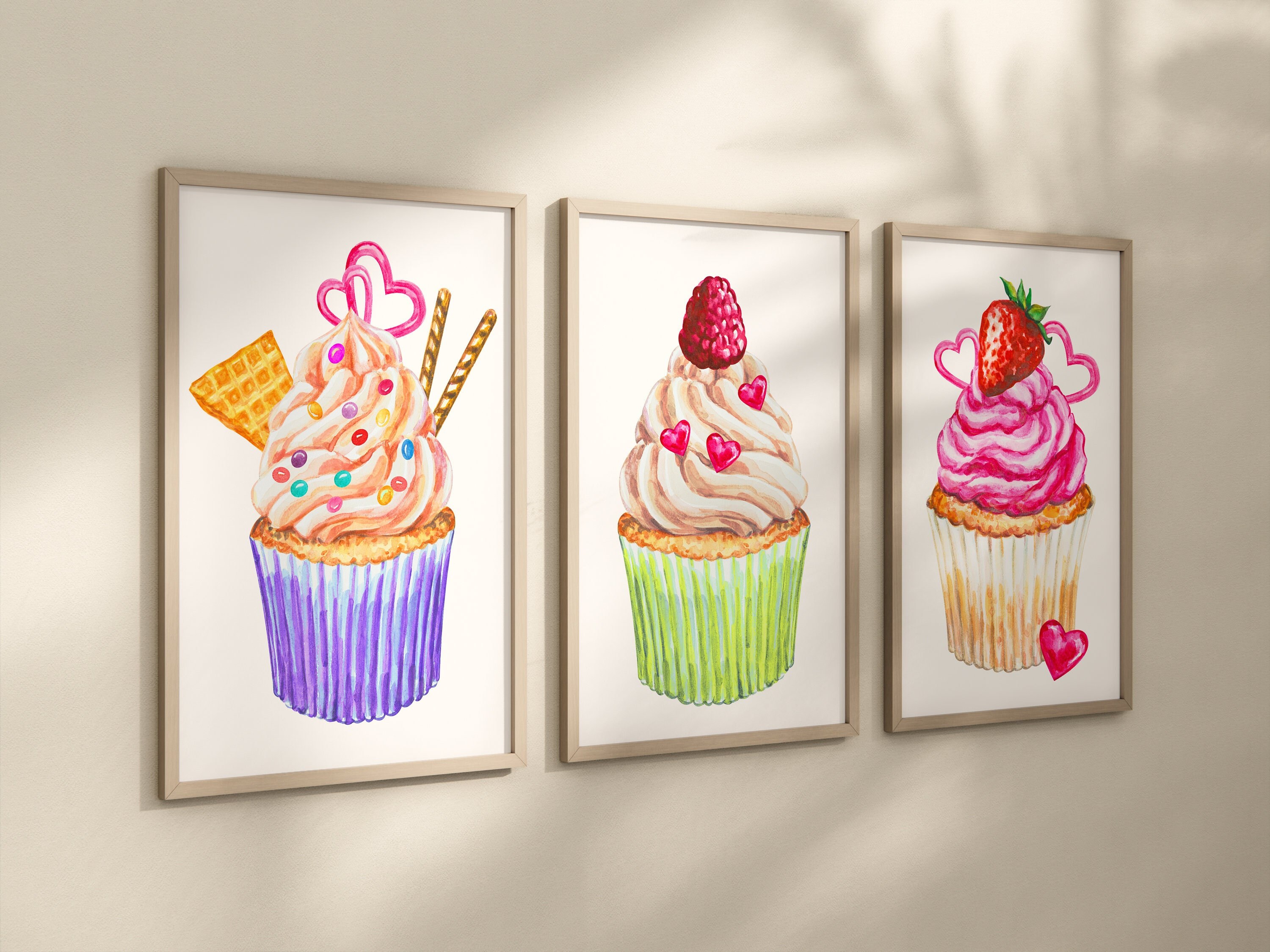 Cupcake Canvas Art