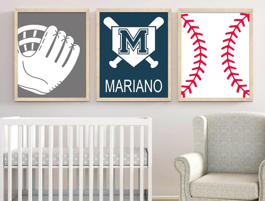 Baseball Wall Decor - Baseball Art Prints - Framed Baseball Artwork ...