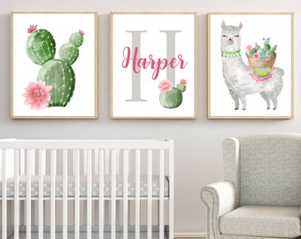 Cactus Nursery Decor | Etsy