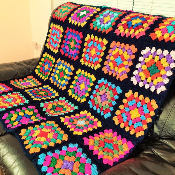 Granny Square Blanket Border - Etsy