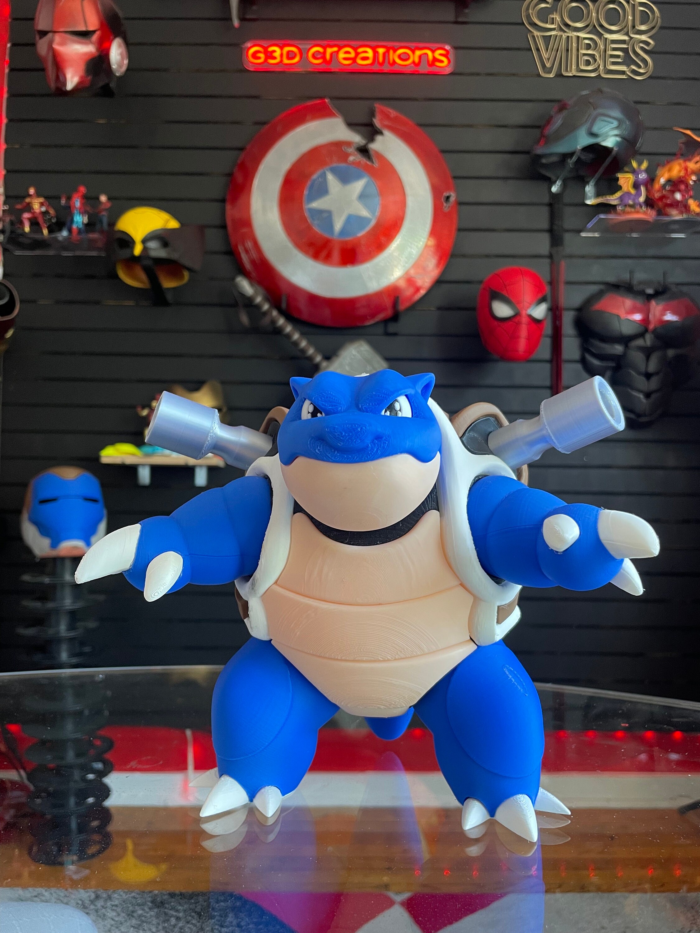 3D Printed Blastoise Statue - Etsy