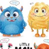 Cute Little Monster Numbering Clipart With Watercolor Illustration - Etsy