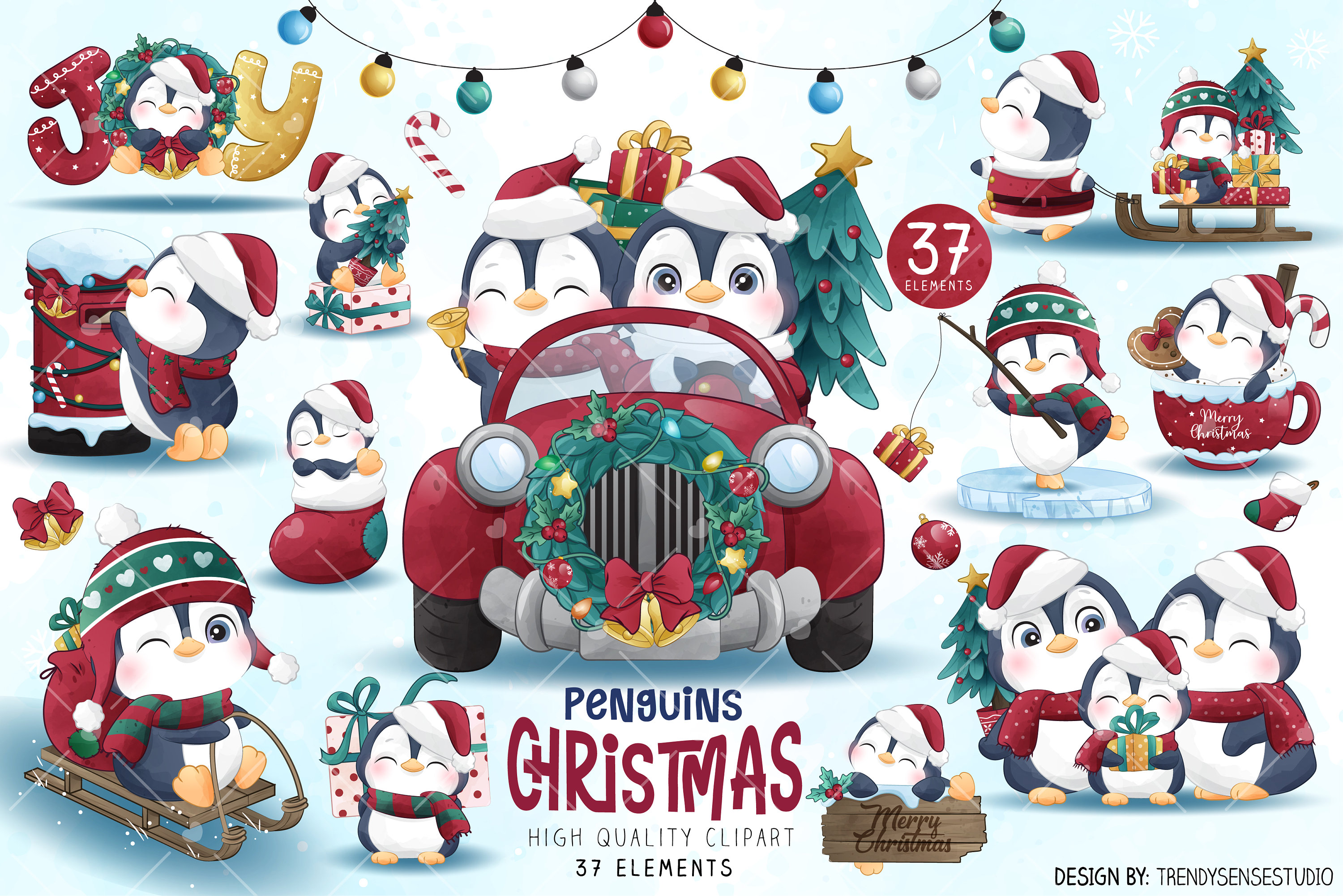 Cute Penguin Christmas Pictures