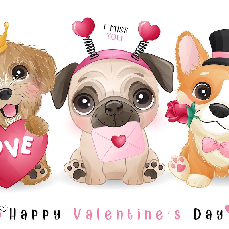 Dog Valentine - Etsy