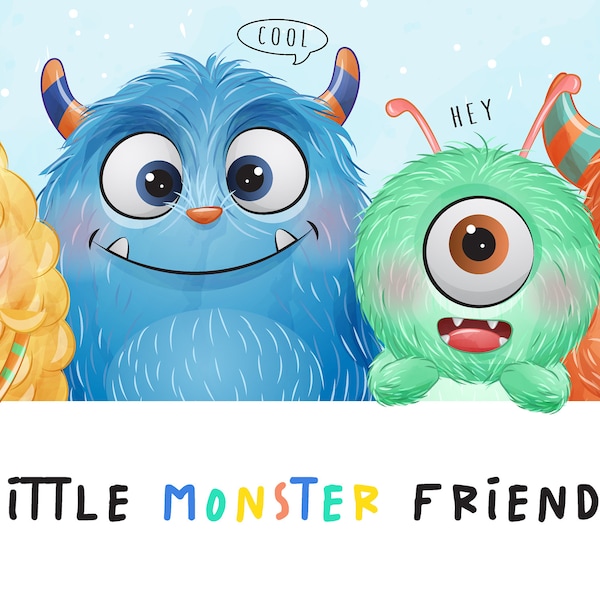 Cute Monsters - Etsy UK