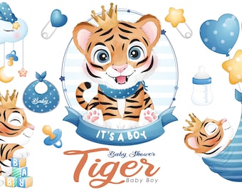 Tiger Baby Shower | Etsy