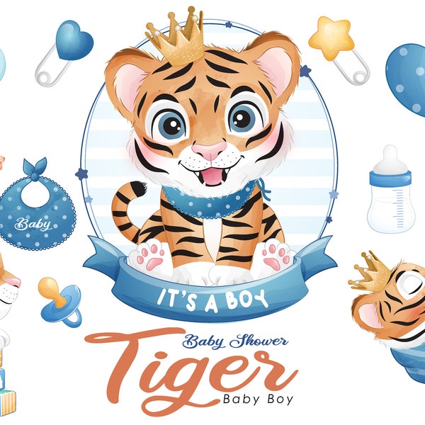 Tiger Baby Shower - Etsy