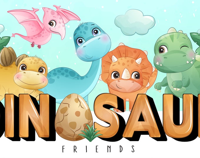 Cute Monster Friends Clipart With Watercolor Illustration - Etsy Canada