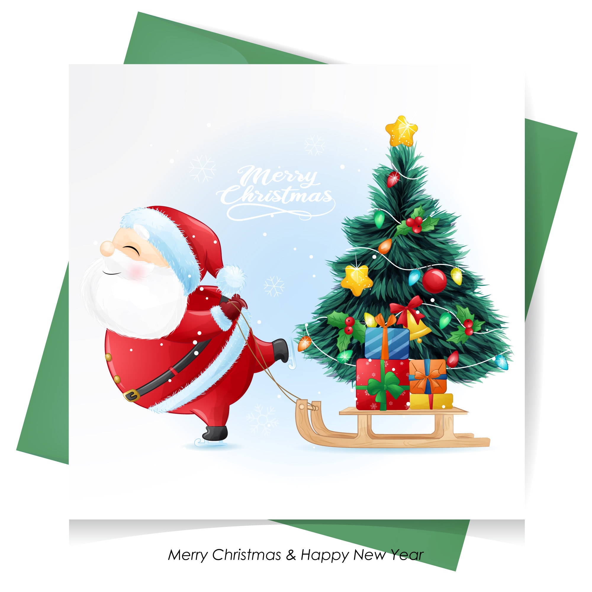 Holiday Card Clipart
