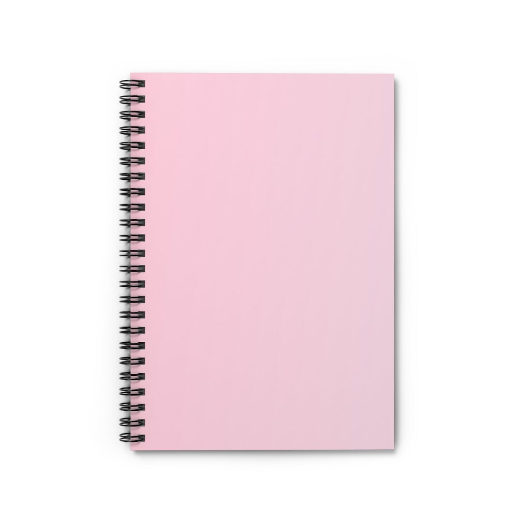 Pink Spiral Notebook - Everyday Journaling, Hardcover Notebook, Lined ...