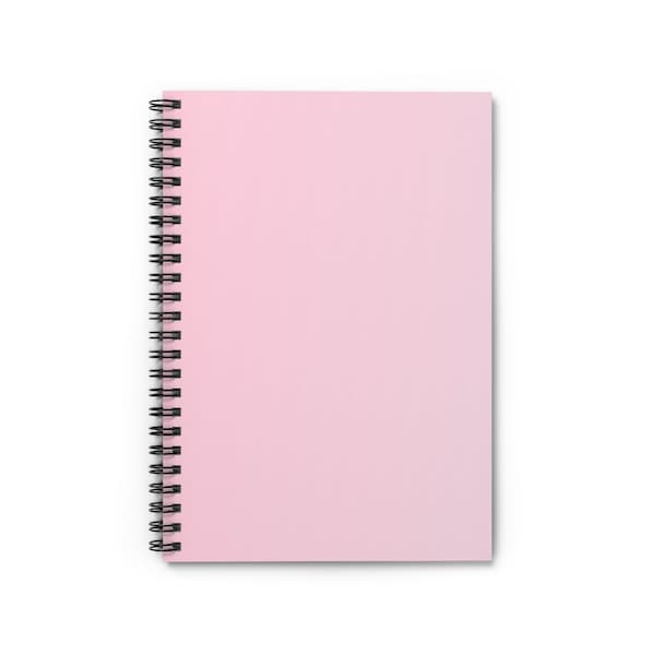 Aesthetic Pink Notebook - Etsy