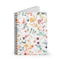 Pink Spiral Notebook Everyday Journaling, Hardcover Notebook, Lined ...