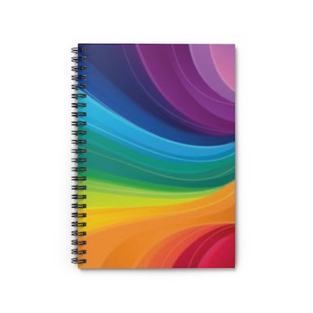 The Rainbow Spiral Notebook - Etsy