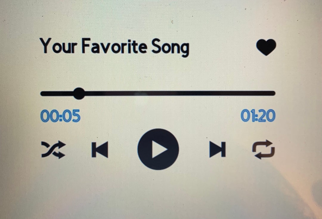 Customizable Favorite Song Decal - Etsy