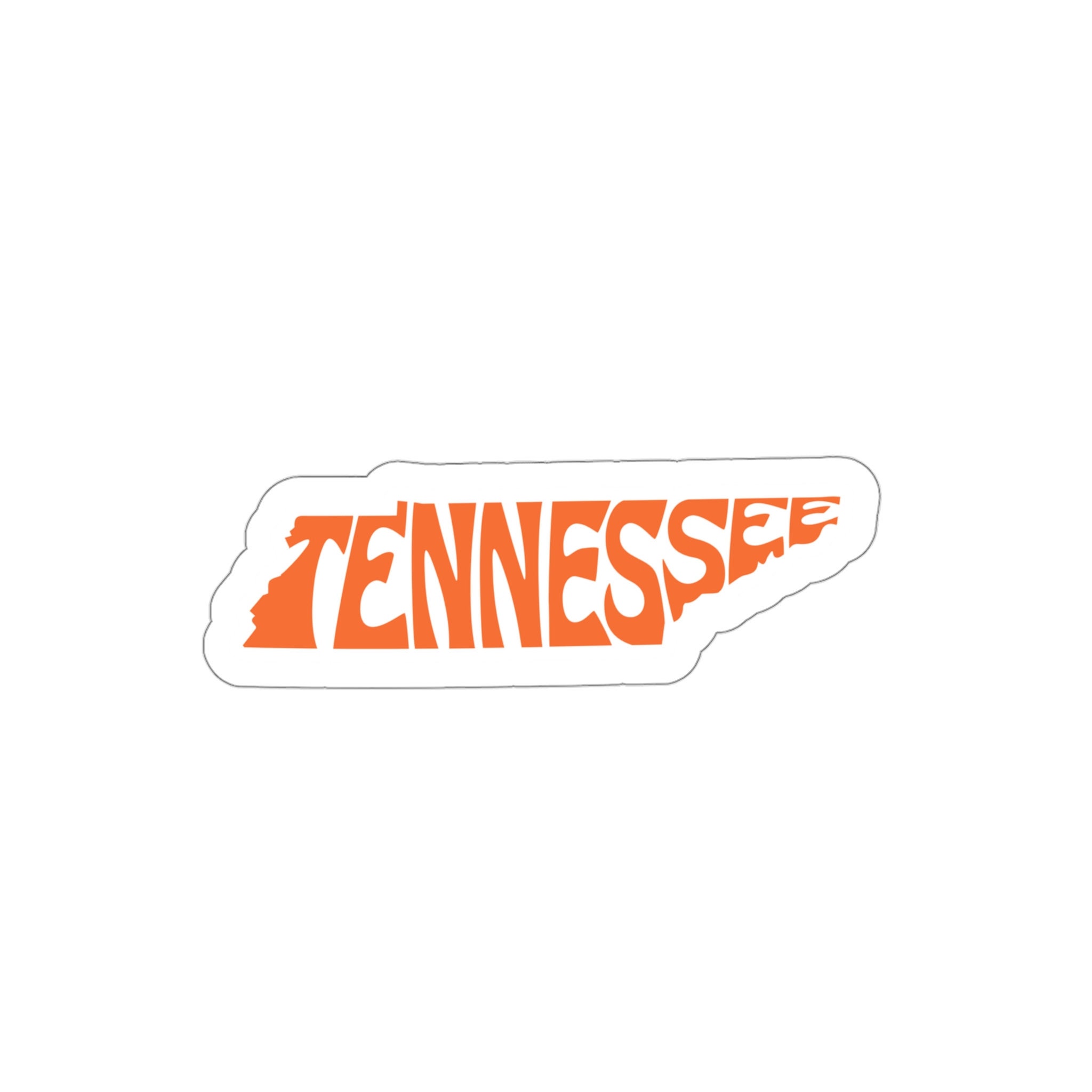 Tennessee State Cutout Sticker - Etsy