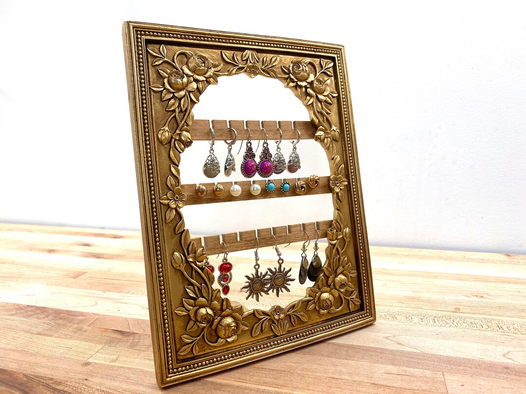 Tabletop Earring Holder, Free Standing Earring Display, Mother's Day ...
