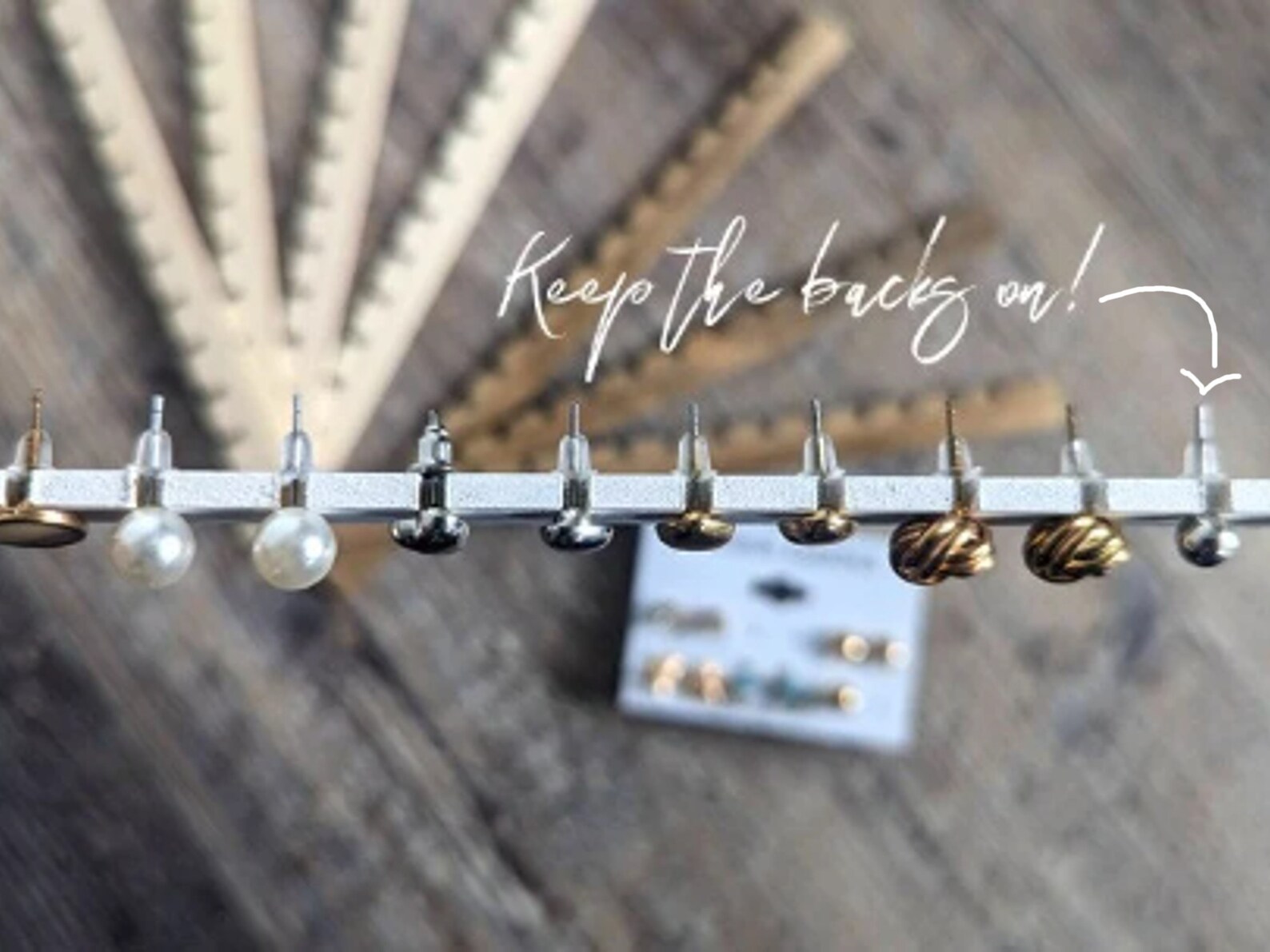 10" Wood Earring Slats – DIY Jewelry Organizer Display Bars - Etsy