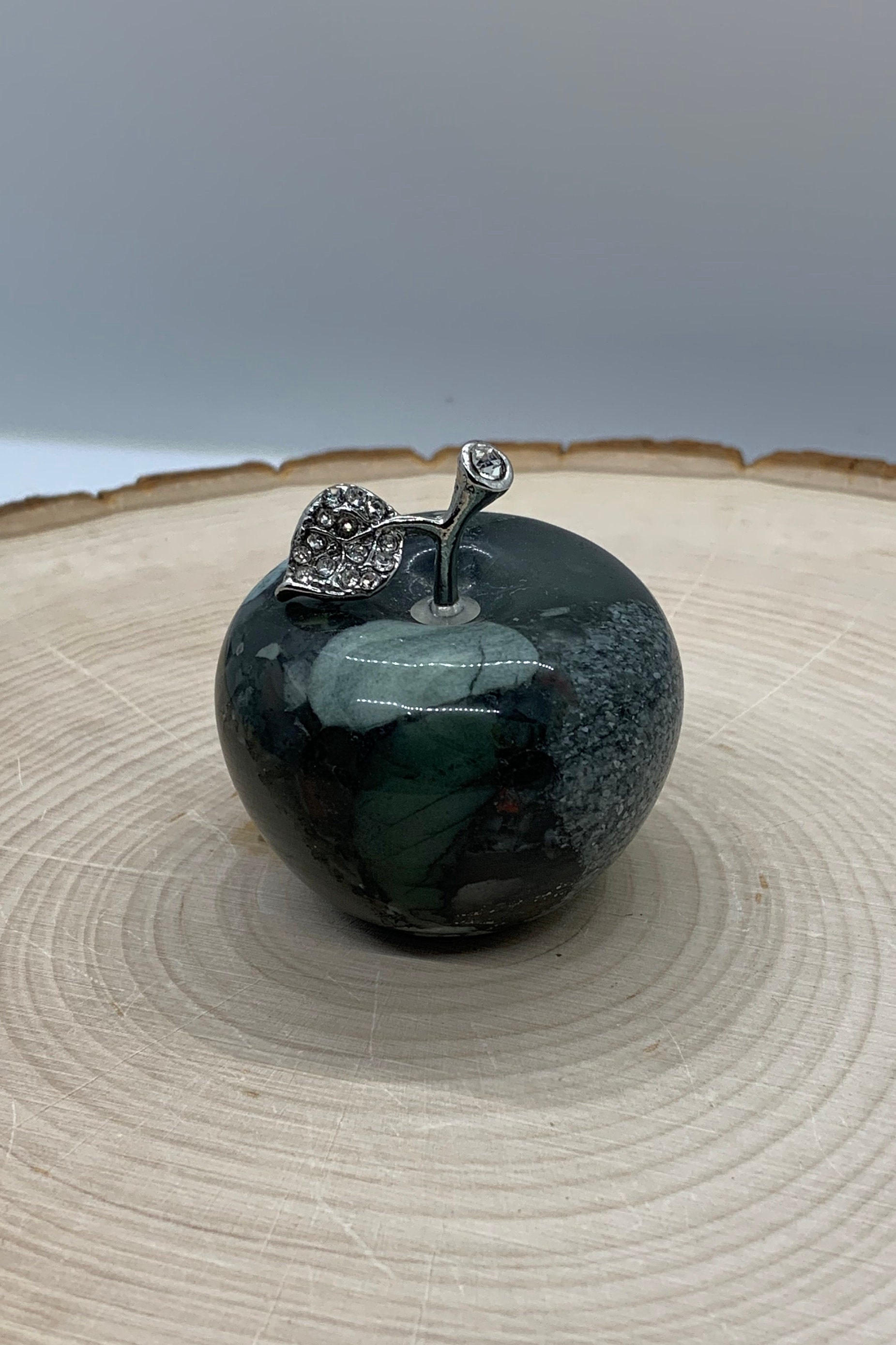 Crystal Apples rose Quartz Apple Dragon Blood Apple Blue | Etsy