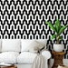 Geometric Wallpaper. Removable Wallpaper. Modern Wallpaper. - Etsy